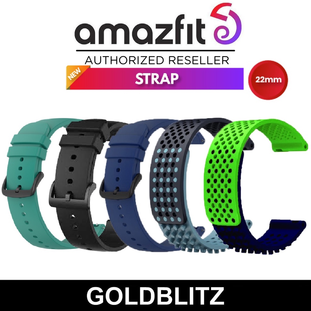 Amazfit Silicone Strap (22mm) for GTR 46mm GTR2 GTR2e GTR3 GTR4 ...