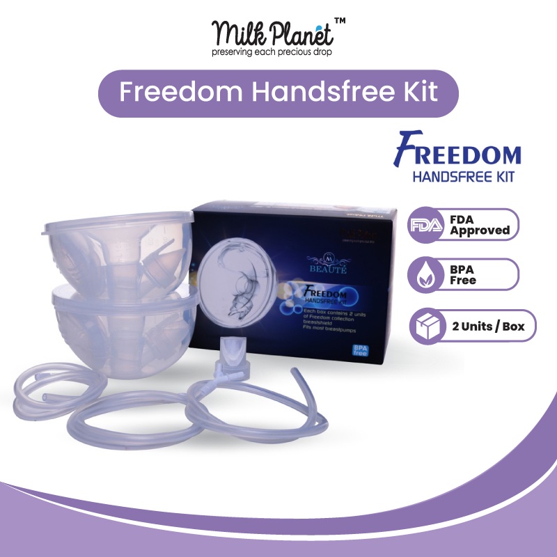 Milk Planet Beauté Freedom Handsfree Kit for Breast Pump Compatible ...