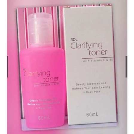 💯 ORIGINAL PHILIPPINES RDL Clarifying Toner w / Vitamin E & B5 60ml ...