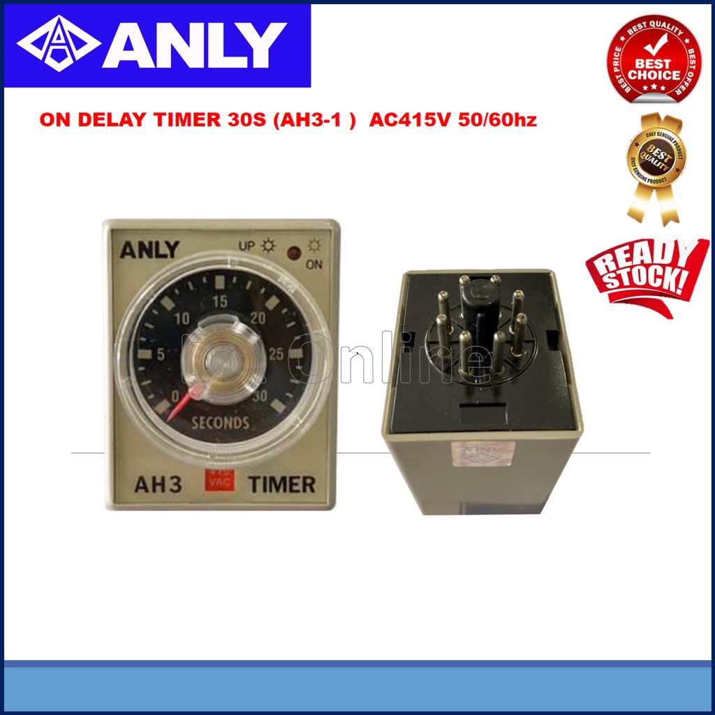 ANLY TIMER AH3-1 30S A415, (A-AH3-1-30-A415) | Shopee Malaysia