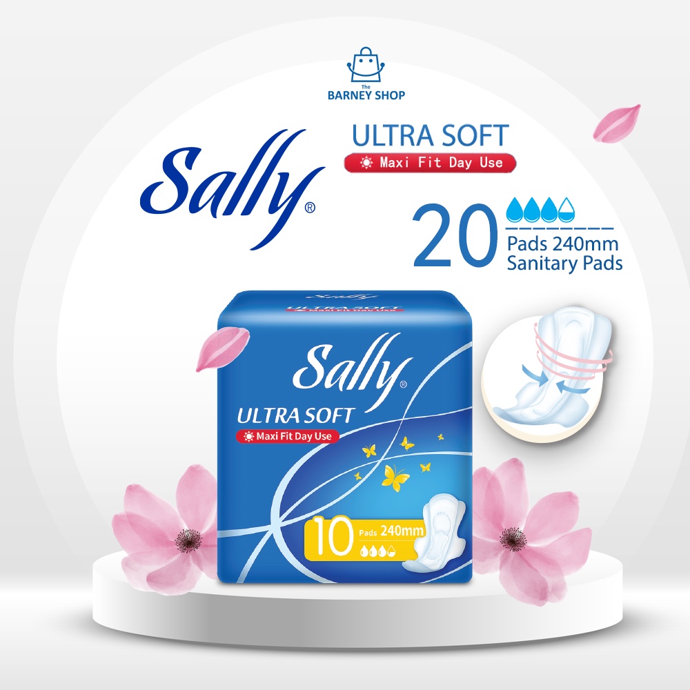 Sally | Sanitary Pad | Ultra Soft - Maxi Fit Day Use(24cm) | Shopee ...
