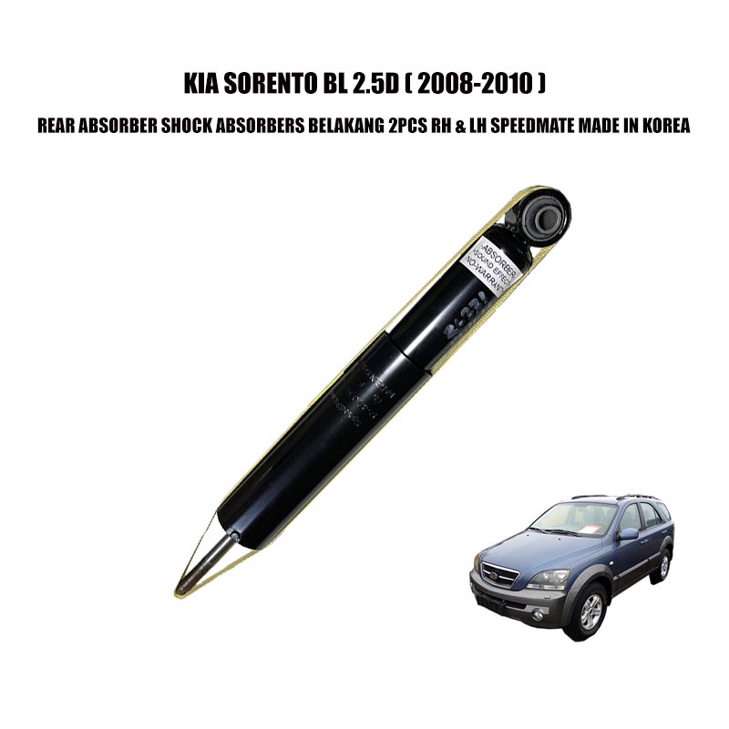 KIA SORENTO BL 2.5D ( 2008-2010 ) REAR ABSORBER SHOCK ABSORBERS ...