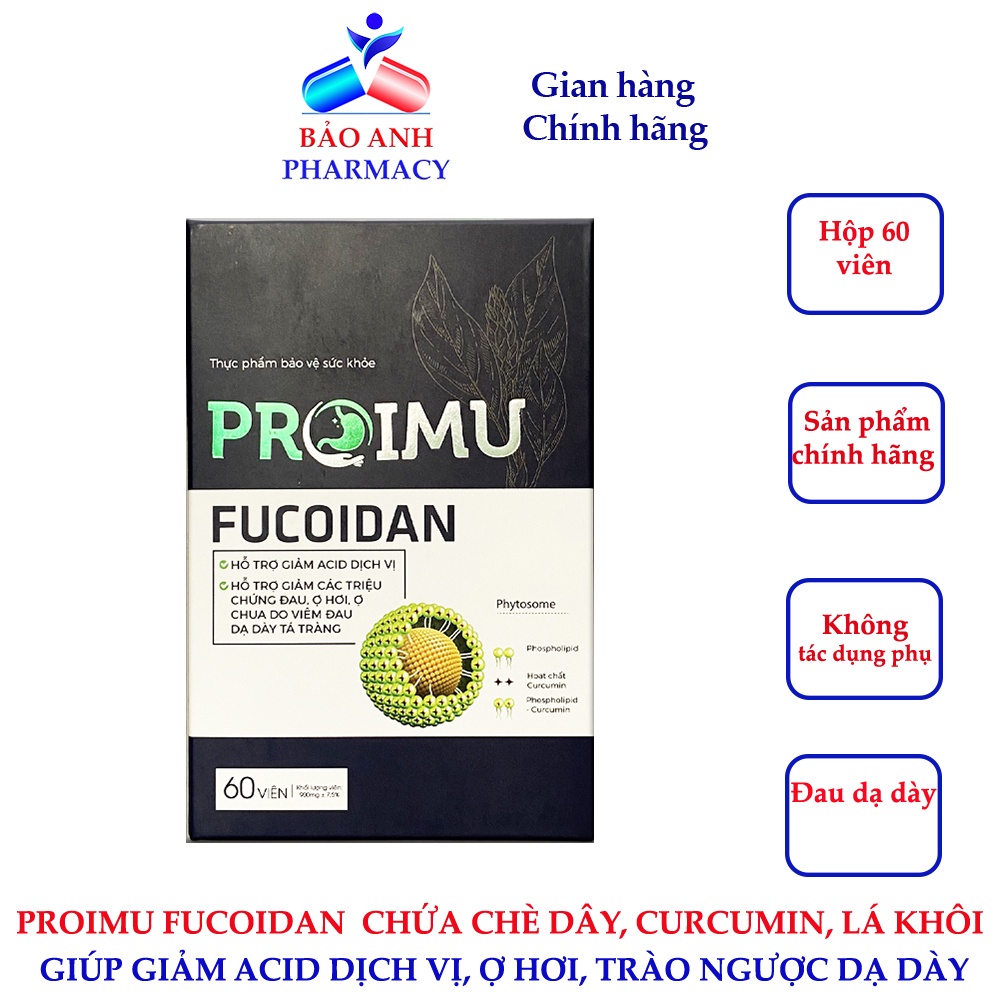 Proimu FUCOIDAN - Helps Reduce Flavor acid, Heartburn, Heartburn ...