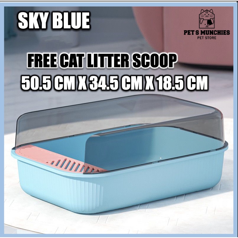 Large Cat Litter Box Bekas Pasir Kucing Besar Cat Toilet Kucing Cat ...