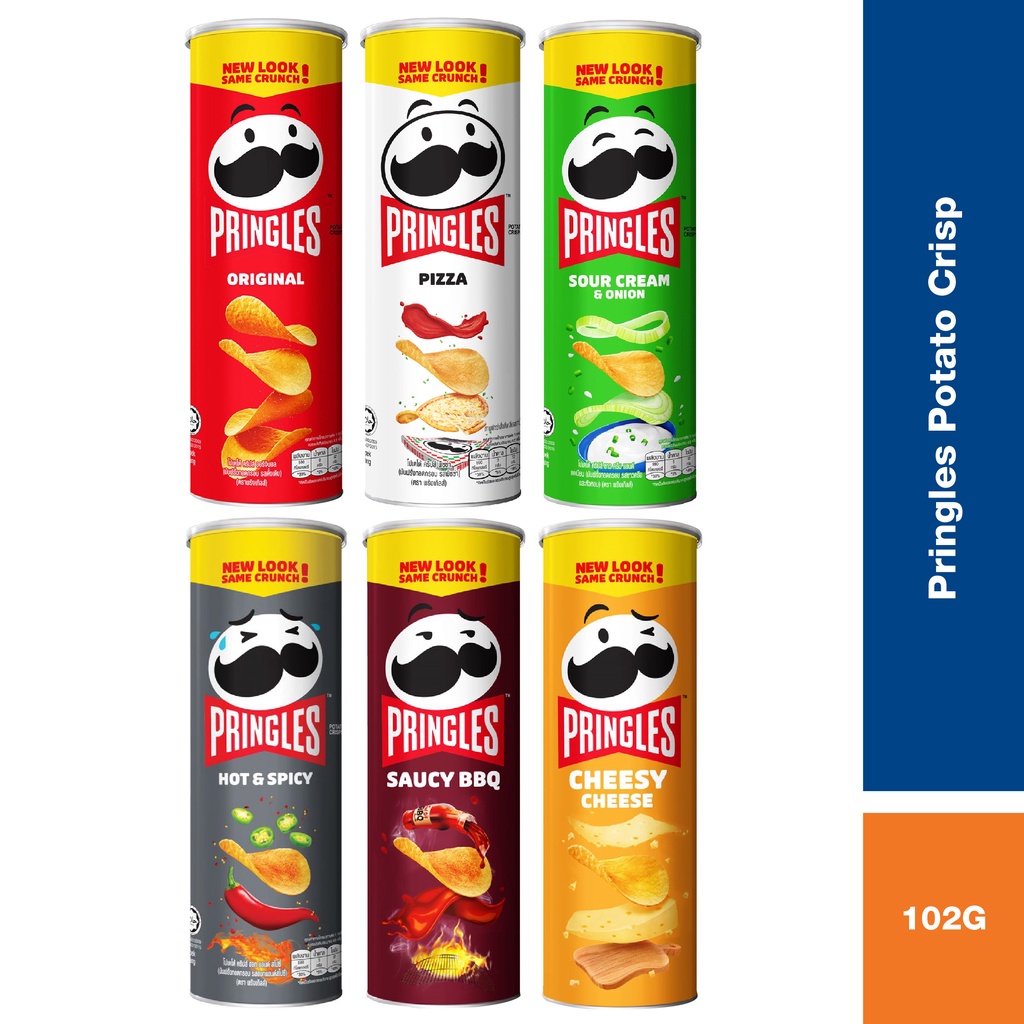 Pringles Potato Crisps 102G | Shopee Malaysia