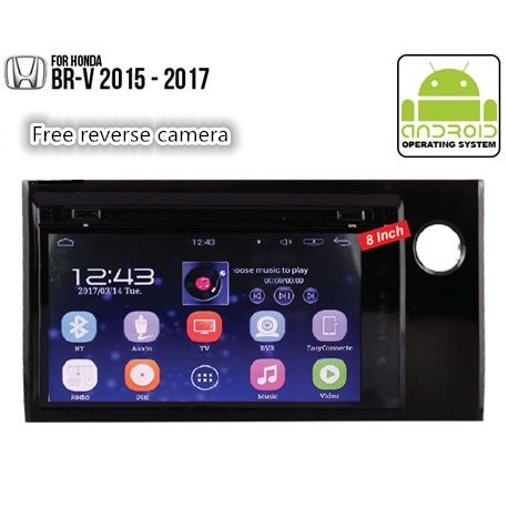 DC- Honda BRV 2017 - 2019 8 Inch OEM Android DVD Player FM/BLUETOOTH ...