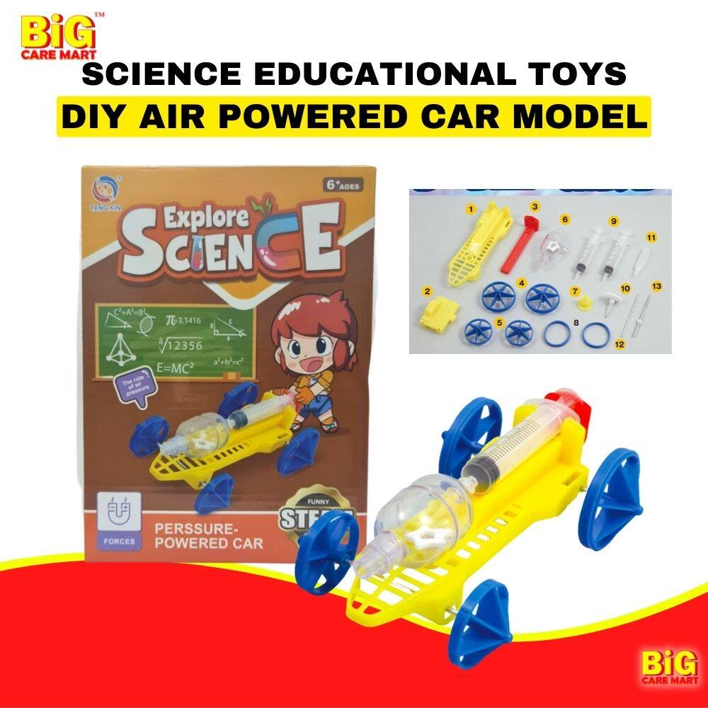 DIY Car Model for Kids ( Air- Powered Car ) | Science Educational Toy ...
