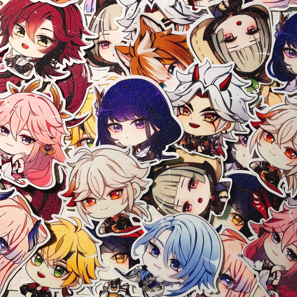 GENSHIN IMPACT WATERPROOF STICKERS - INAZUMA | Shopee Malaysia