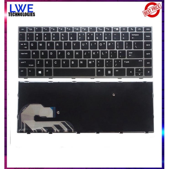 HP ELTEBOOK 840 G5 846 G5 730 745 G5 WITHOUT BACKLIGHT KEYBOARD ...