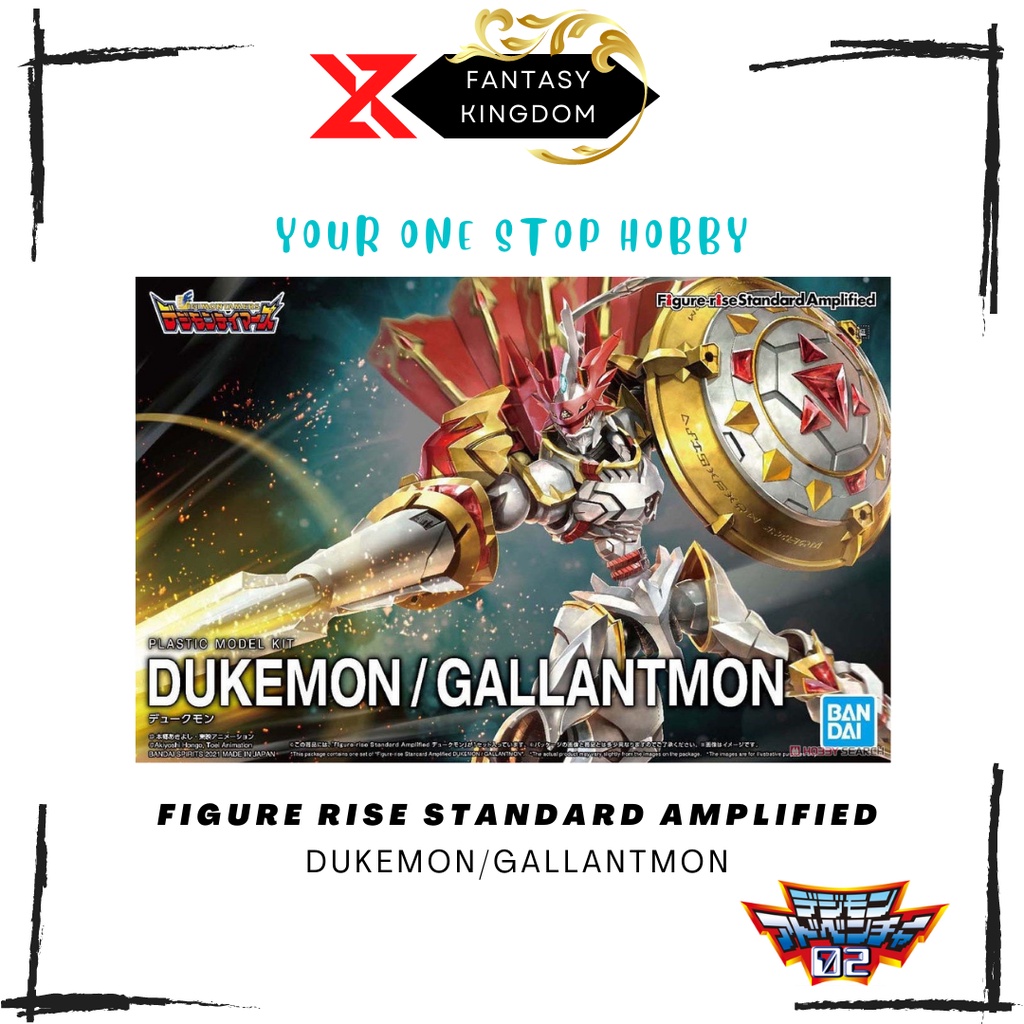 Bandai Dukemon/Gallantmon Figure Rise Standard Amplified [Stock Ready] | Shopee Malaysia