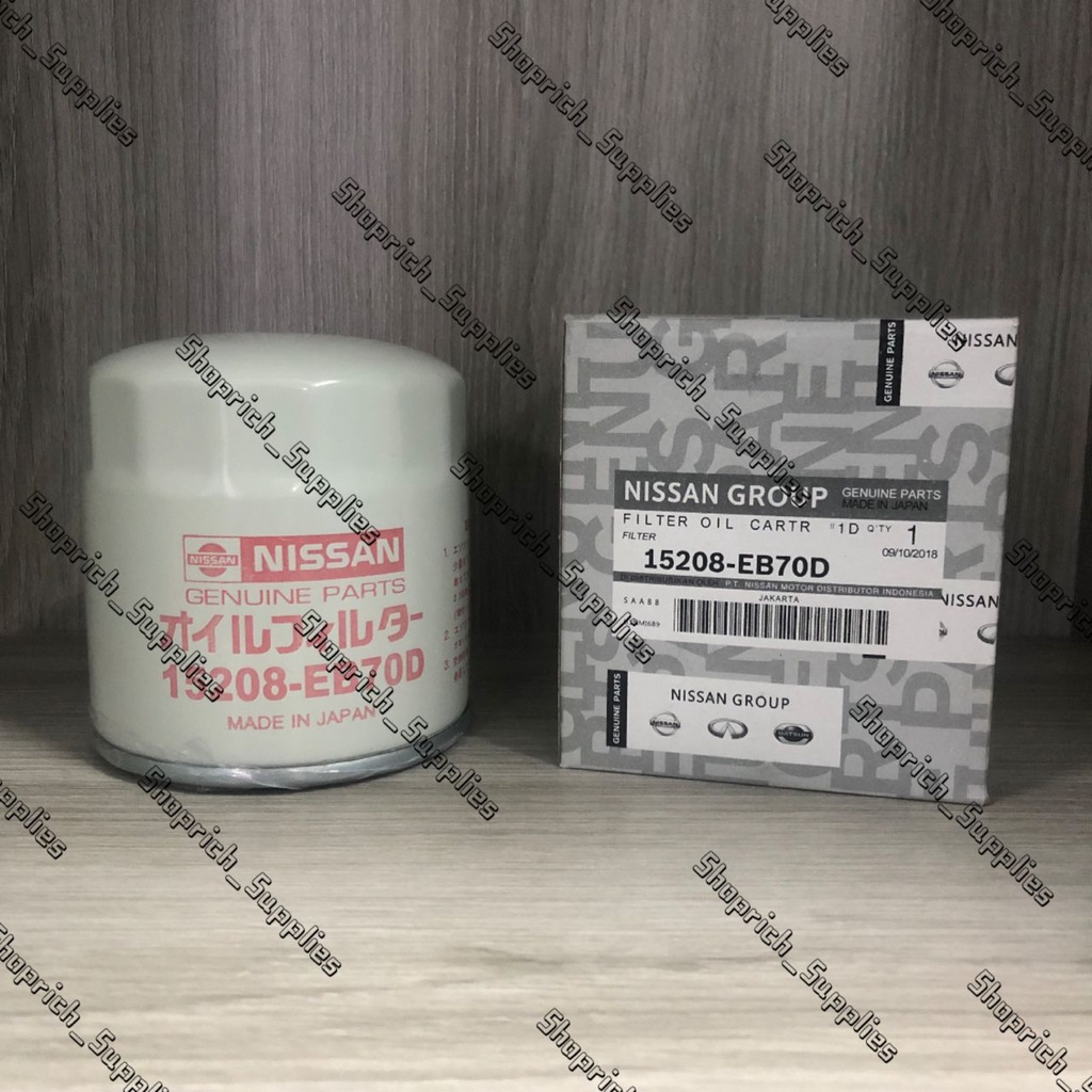 (15208-EB70D) OIL FILTER NISSAN NAVARA D40 D23 NP300, URVAN E26 | Shopee Malaysia