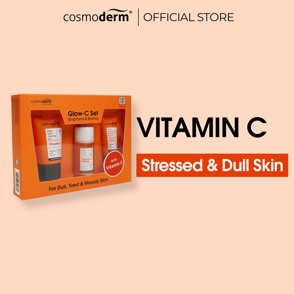 Cosmoderm Glow-C Set (Vitamin C) | Shopee Malaysia