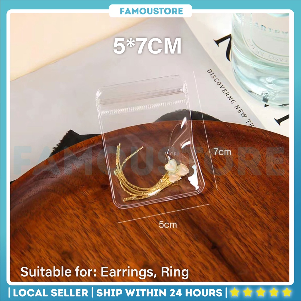 PVC Zipper Bag Jewellery Bag Jewelry Mini Zip Lock Bag Transparent ...