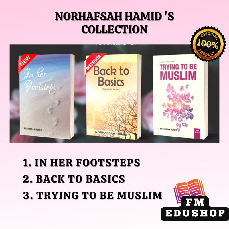 Kombo Buku Norhafsah Hamid - In Her Footsteps | Back to Basics | Trying ...