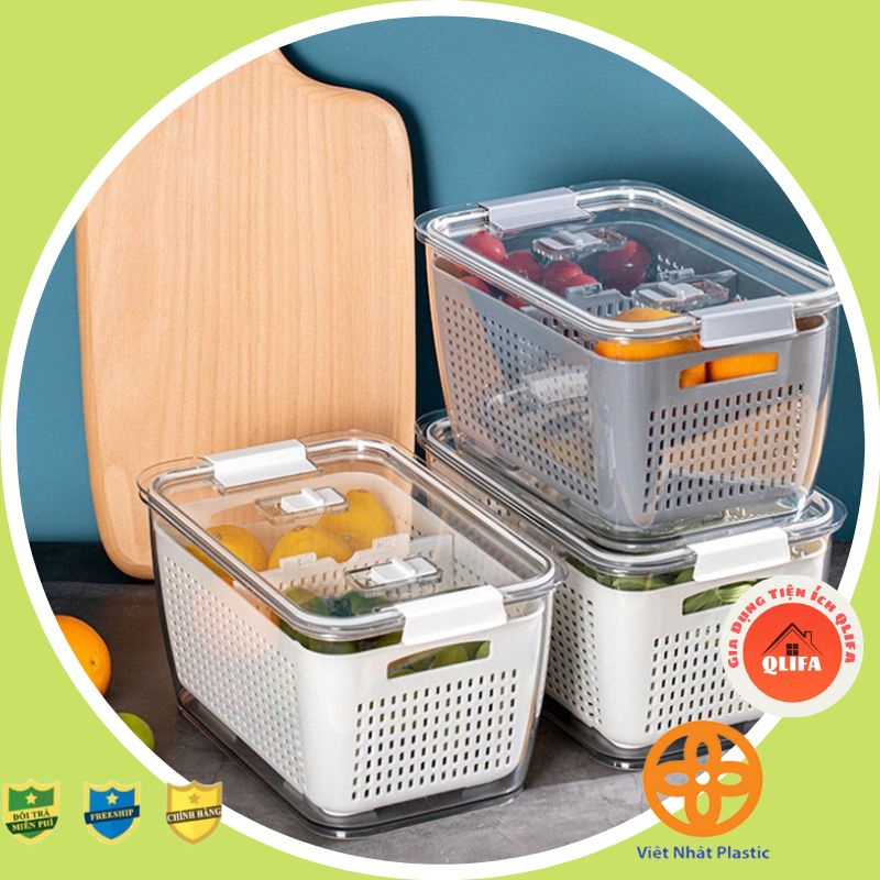 Convenient 2-Layer Food Container Hokori - Split Food Storage Box With ...