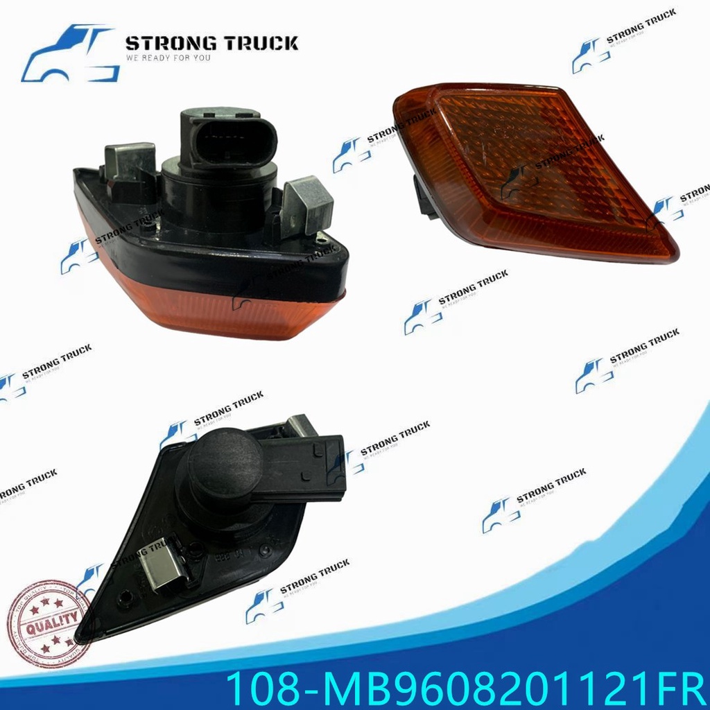 M/BENZ ACTROS MP4 SIDE SIGNAL LAMP WITH SOCKET 3PIN LH RH 9608201121 ...