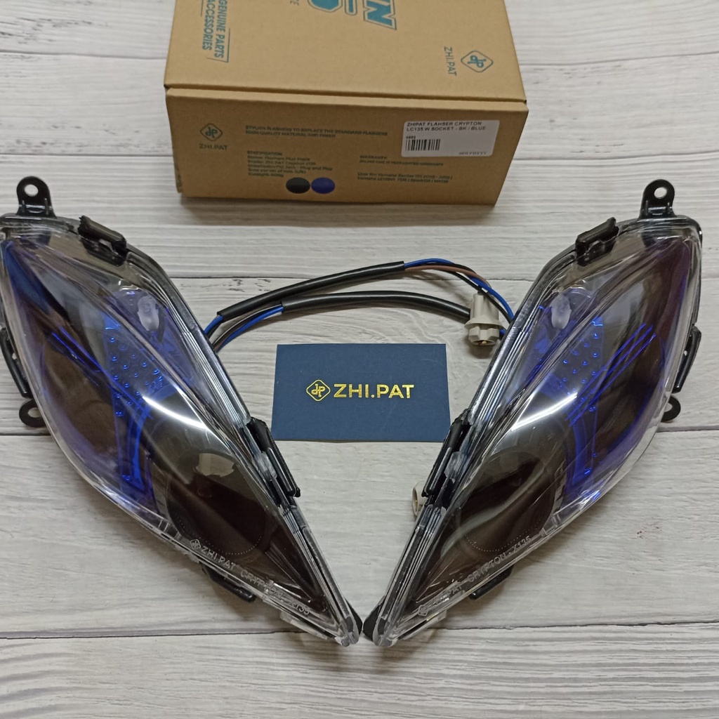 Yamaha LC135 v1 Spark135 Lampu Signal Zhi Pat Crypton X135 Front Signal ...
