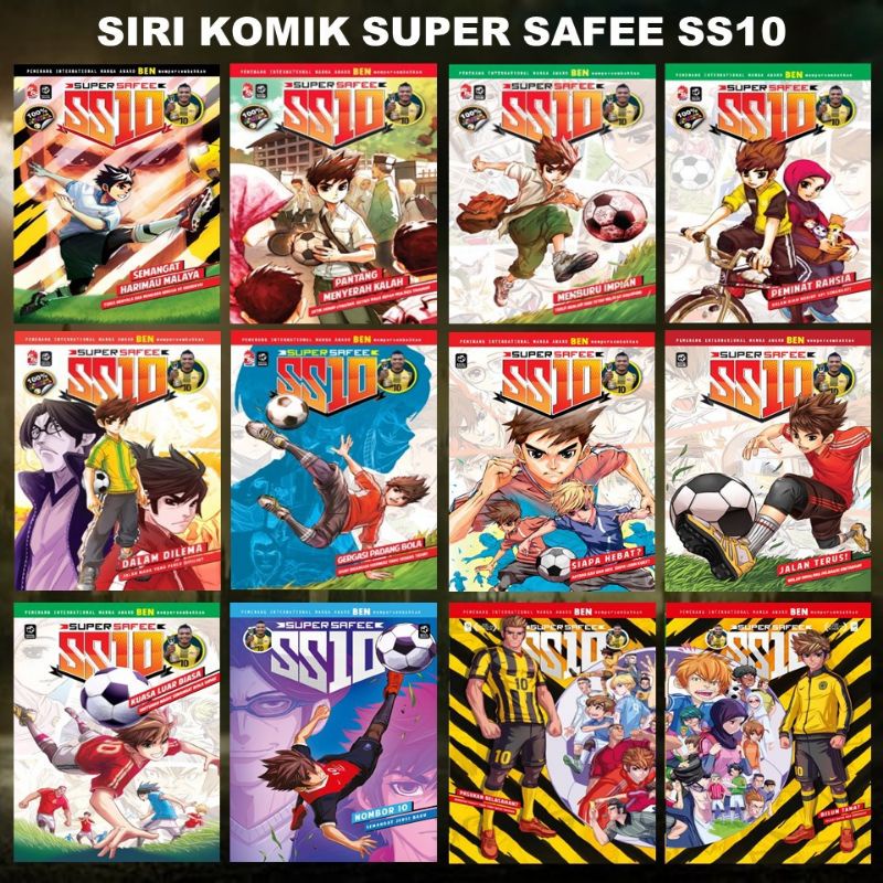[PRELOVED] KOMIK M | SUPER SAFEE SS10 KARYA BEN WONG (COMPLETE SET) | Shopee Malaysia