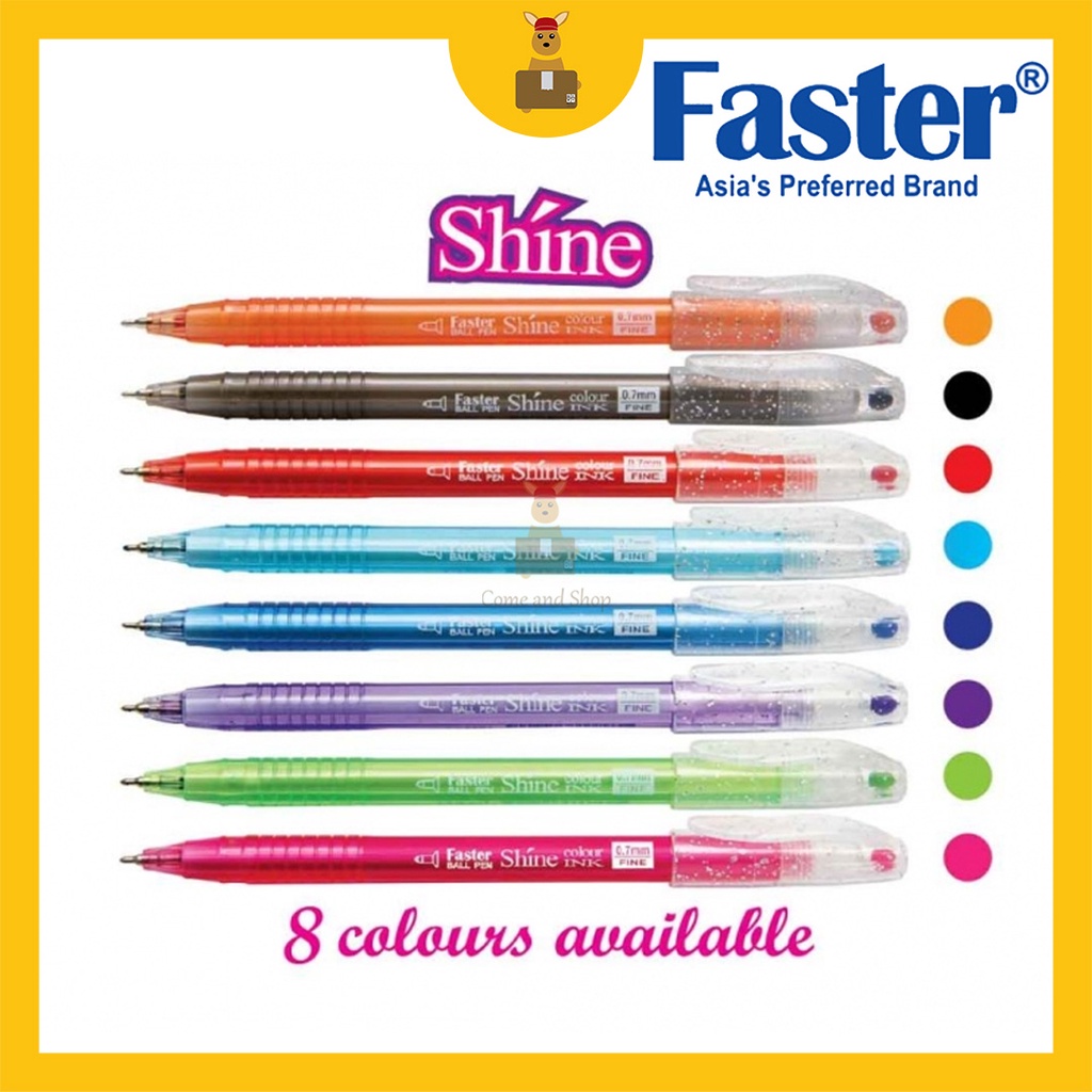 Faster Shine CX1076 Ball Point Pen 0.7mm (8 Colors) (1pc) | Shopee Malaysia
