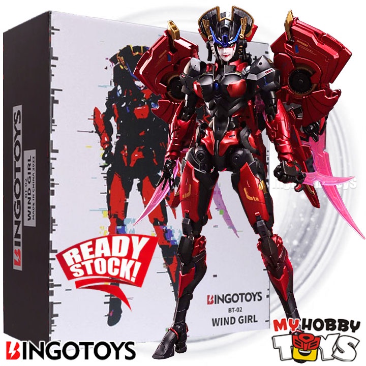BingoToys Transformable Robot - BT02 Wind Girl ( IDW Windblade ) Bingo Toys BT-02 | Shopee Malaysia