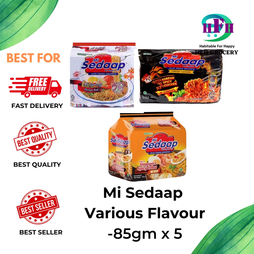 🔥 Mi Sedaap Instant Mee - Original / Korean Spicy Chicken / Singapore ...