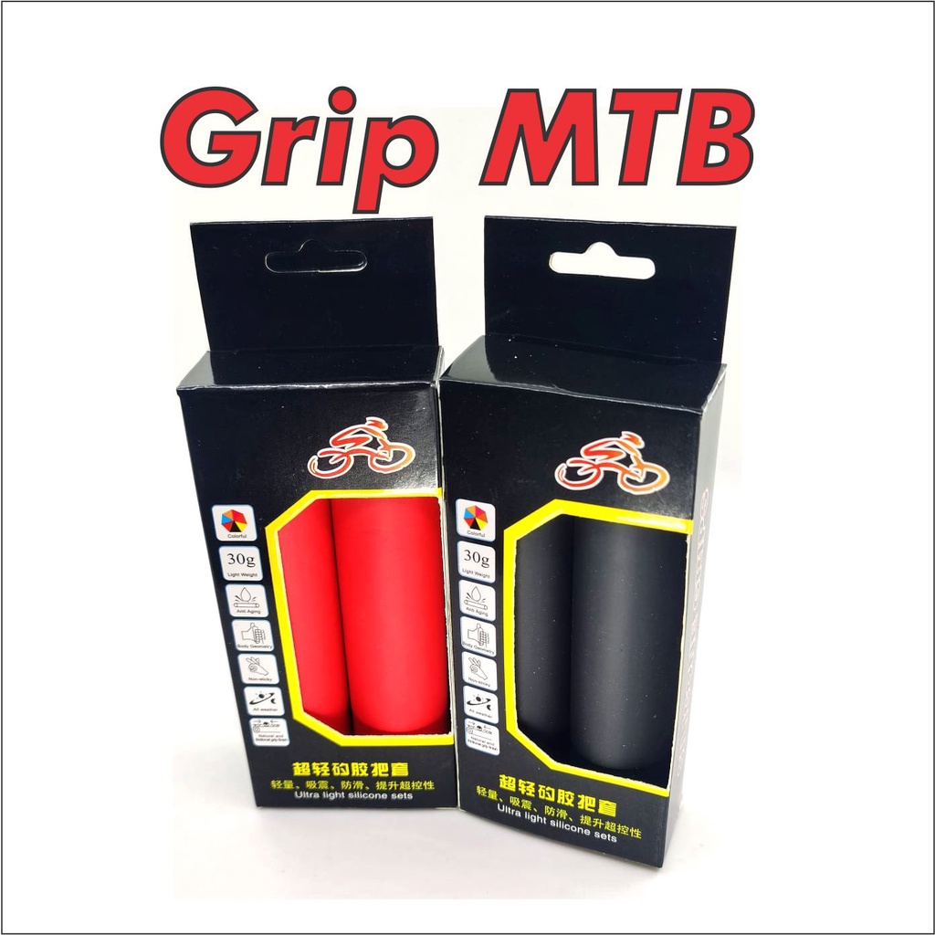 Bikersmaniac Handle Basikal Grip Handle Bar MTB Hand Grip Bicycle ...