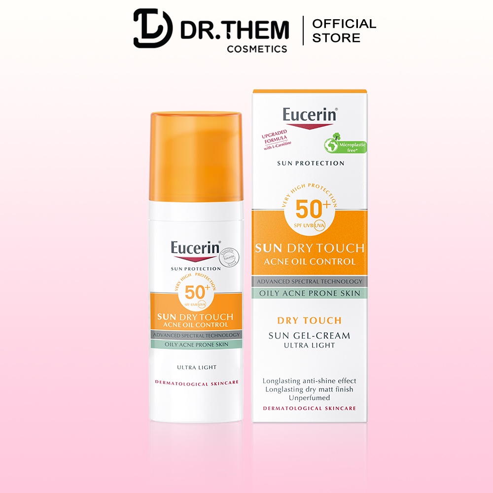 Eucerin Sunscreen for Oily and Acne-prone Skin Eucerin Sun Dry Touch ...