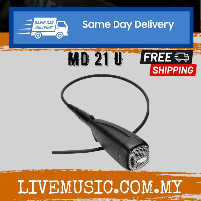 Sennheiser MD 21-U Omnidirectional Microphone ( MD21U / MD21 U ...