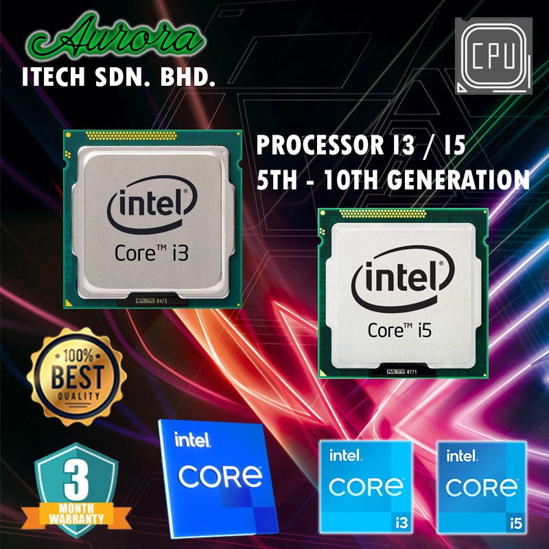 ( PROCESSOR CPU PCDesktop Refurbished ) Intel Core CORE I5-6500T Model ...