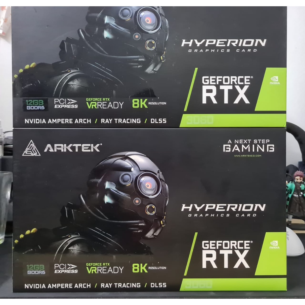 Arktek Nvidia Graphics Card GEFORCE RTX 3060 GPU RTX3060 HYPERION ...