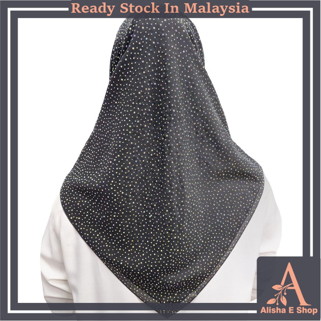 Tudung Bawal Kristal 99% Copy "S" ORI VENUS Tabur PENUH Muslim Hijab ...