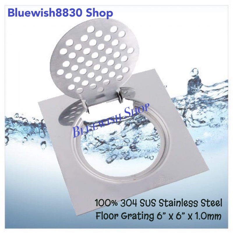 Floor Trap 100% 304 SUS Floor Grating Stainless Steel Floor Grating 6”x ...