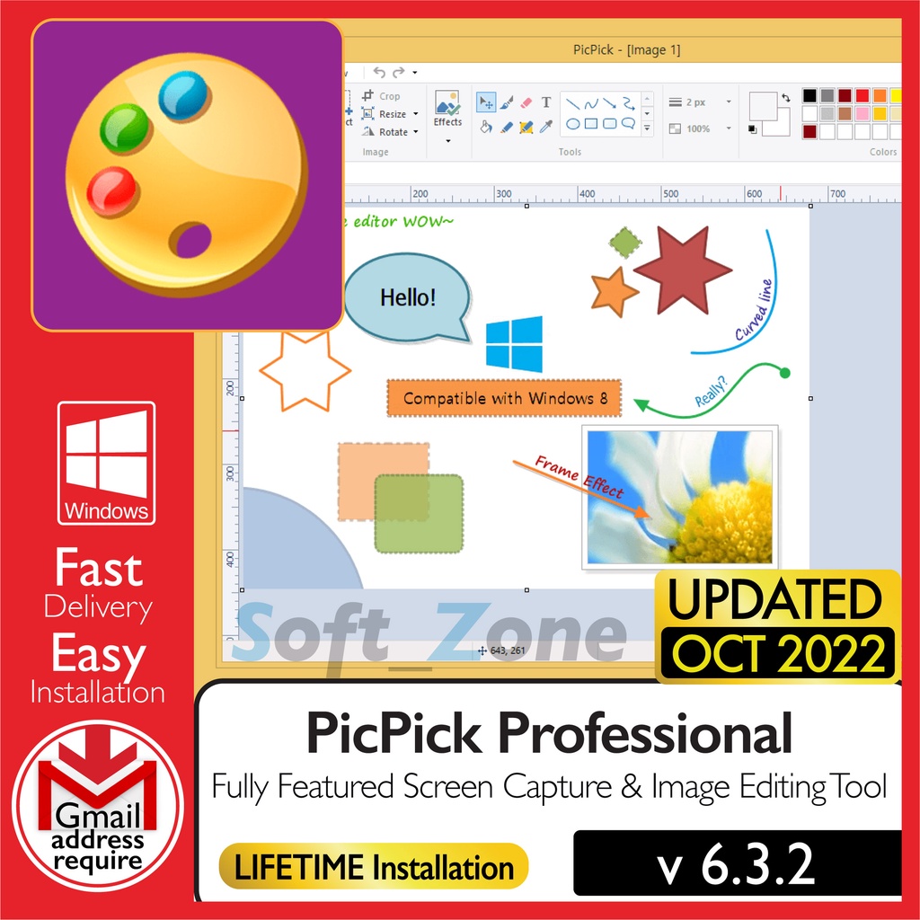 PicPick Professional 7.3.2 - A Fully Featured Screen Capture & Image Editing Tool [WINDOWS x64 ...