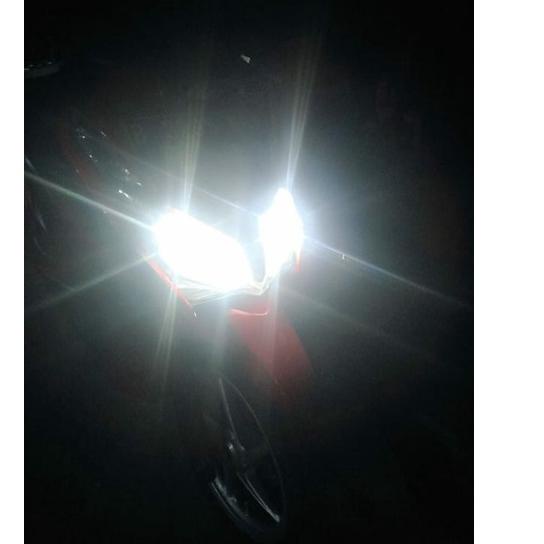 Osram LED T19 M5 Duck Motorcycle Headlights Already AC/DC plug and play ...