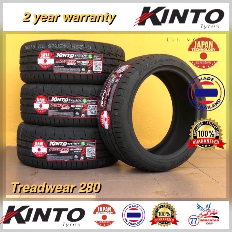 kinto tayar Forza kinto tayar Forza 001 195 50 15 195 55 15 205 45 17 ...