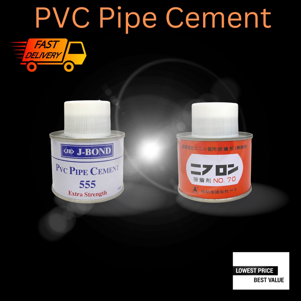PVC Pipe Glue J-Bond 555 PVC Pipe Cement No. 70 Gam Paip PVC | Shopee ...