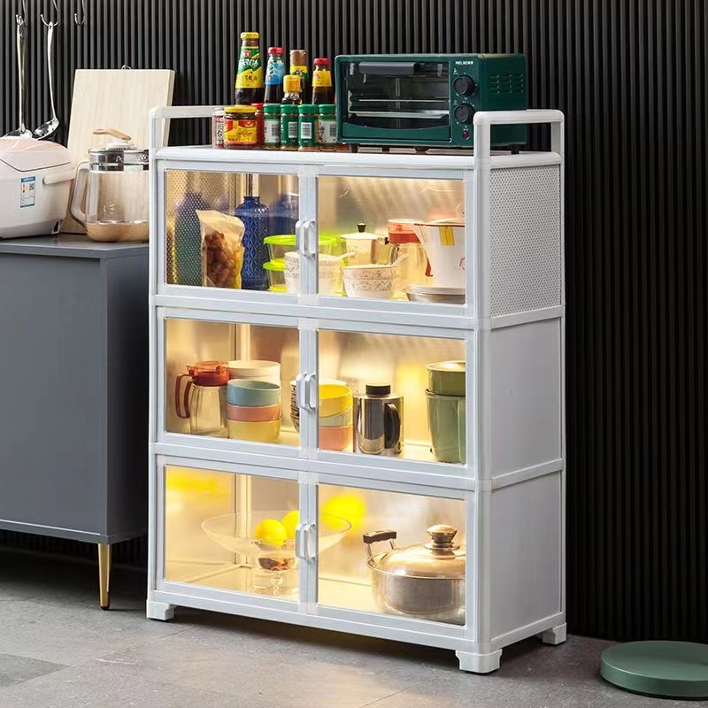 Kitchen Storage Rack丨Aluminum Alloy Multi-Layer Floor-To-Ceiling ...