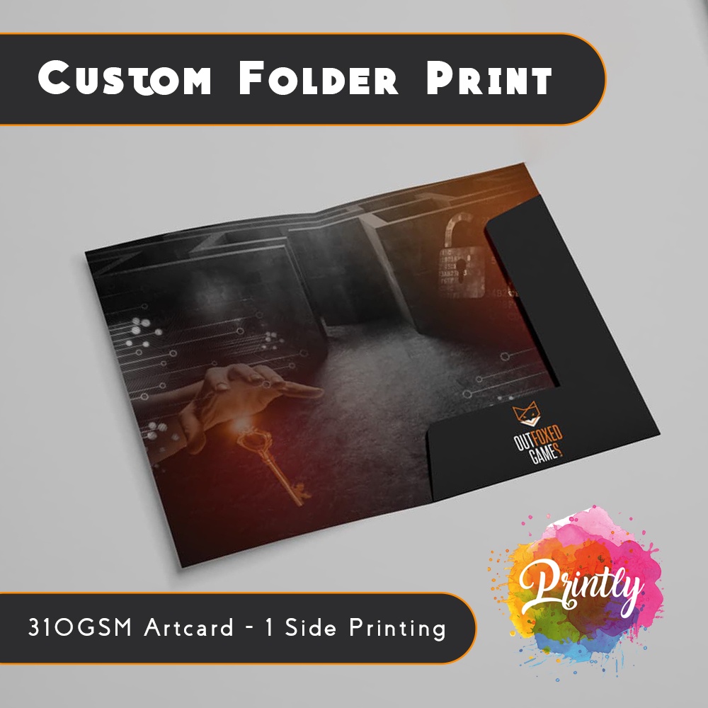 Company Folder print customized corporate presentation folder printing ...