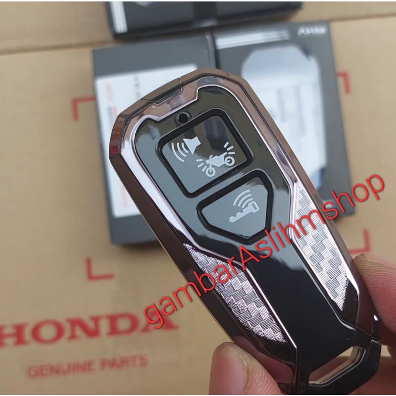 Smartkey remote cover honda pcx 160 adv 160 vario 160 silver original ...