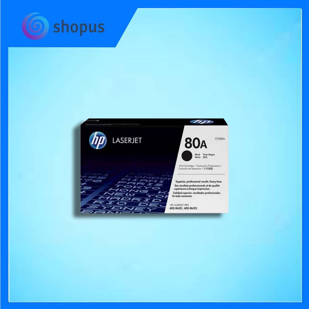 HP 80A Black LaserJet Toner Cartridge (CF280A) | Shopee Malaysia