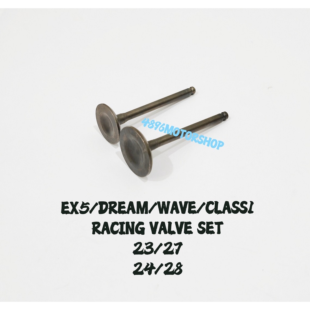 RACING VALVE SET 23/27 24/28 HONDA EX5 HIGH POWER DREAM WAVE100 CLASS1 ...