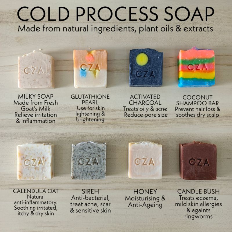 Combo Bar Soaps : Can choose any 4 Bars (Cold Process Soap) | Shopee ...