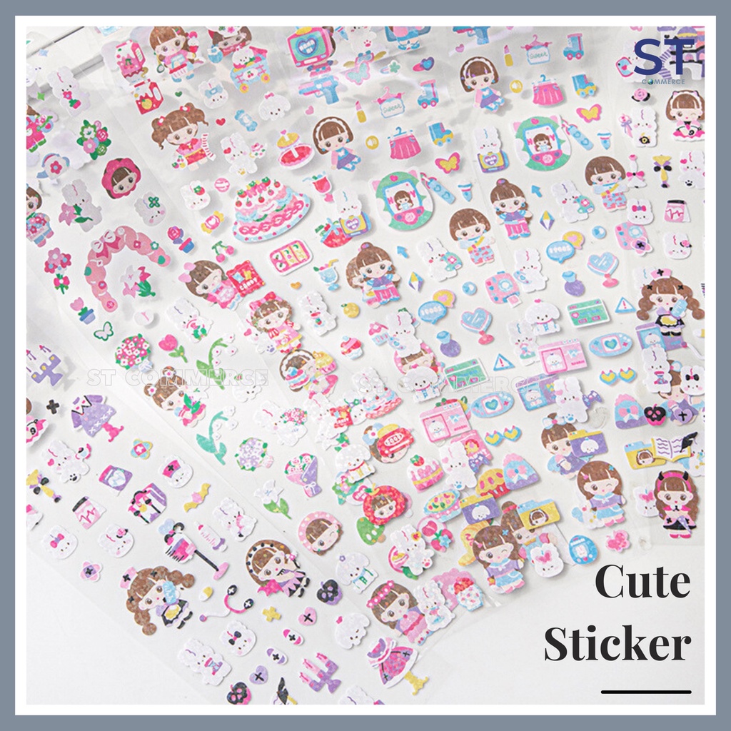 Cute Cartoon Design Kids Sticker DIY Decoration Sticker Diary ...