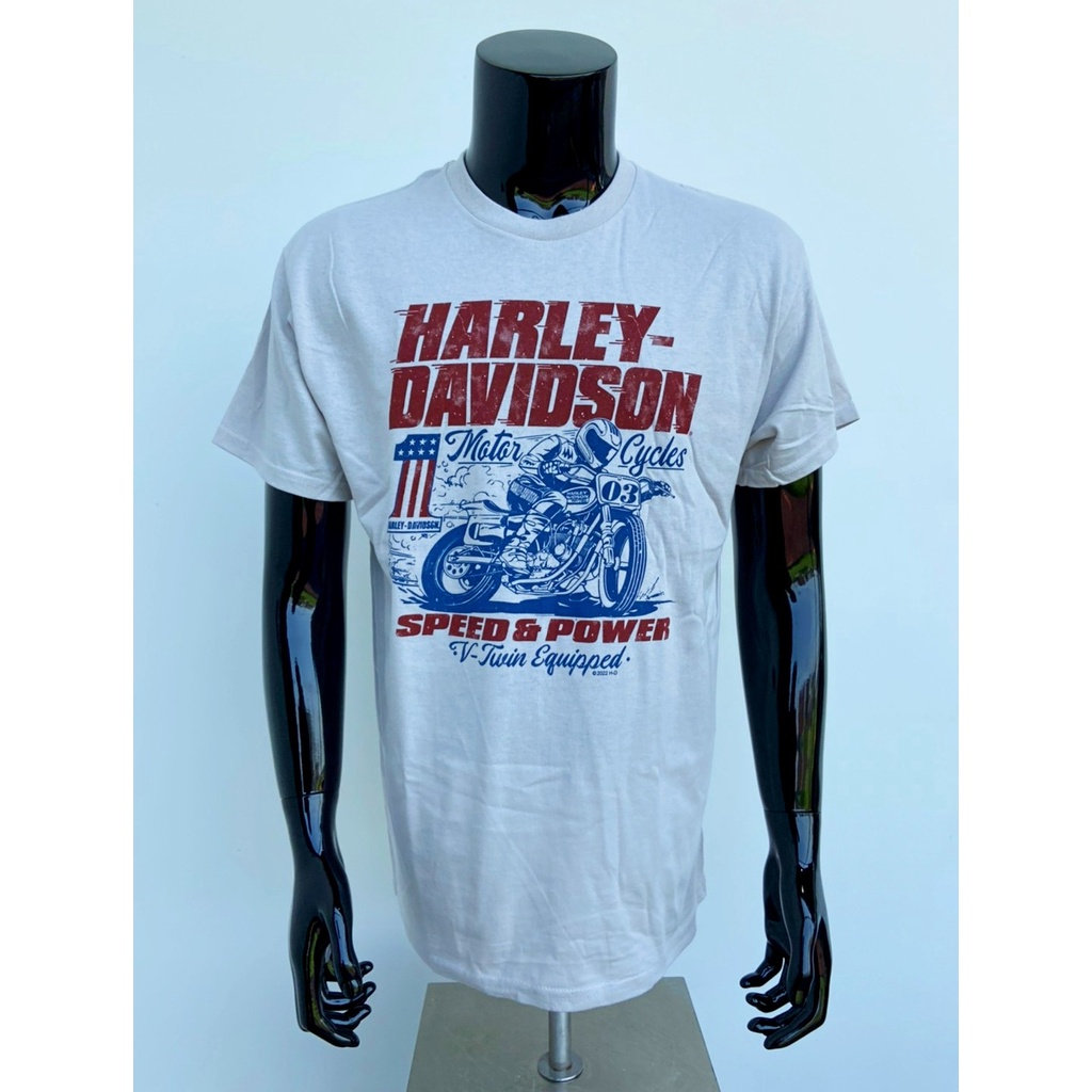 Original OLP T-Shirt Harley-Davidson of Thonburi INSIDE LINE-ICE Gray ...