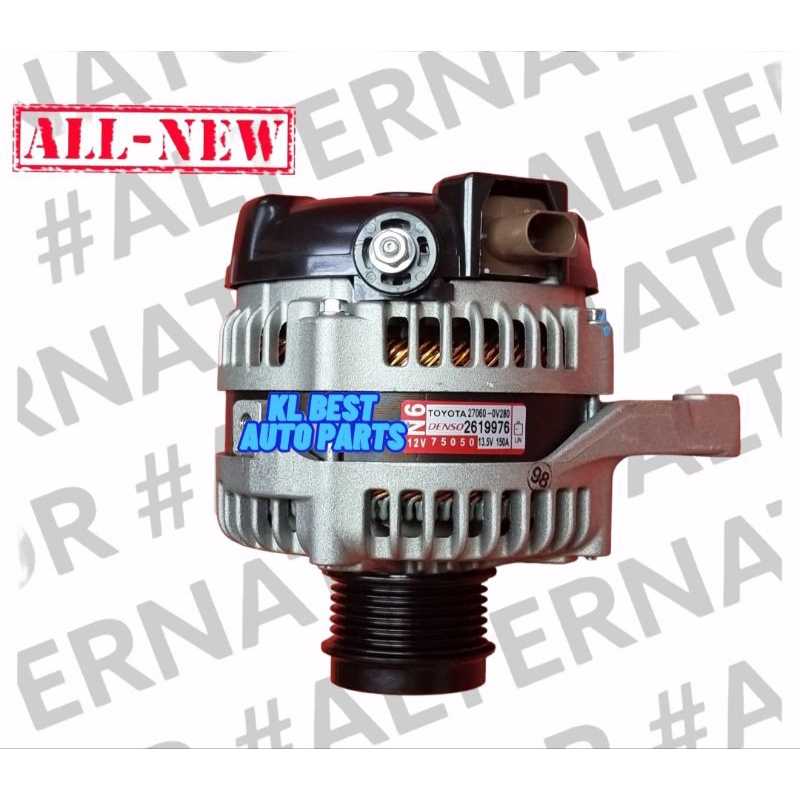 OEM NEW TOYOTA ALPHARD AGH30 2.5 , VELLFIRE AGH30 2.5 ALTERNATOR ...