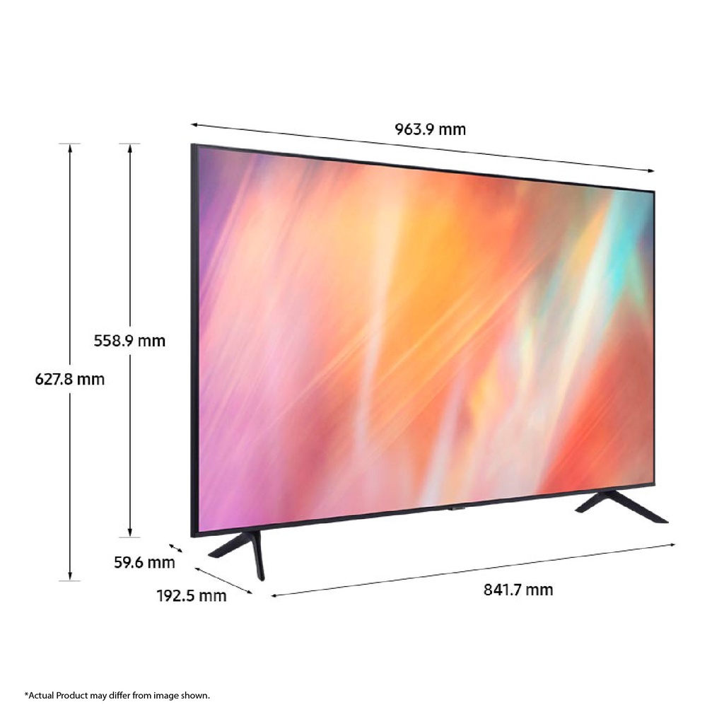 SAMSUNG 43" 50" 55" CU7000 4K UHD SMART TV | UA43AU7000KXXM ...