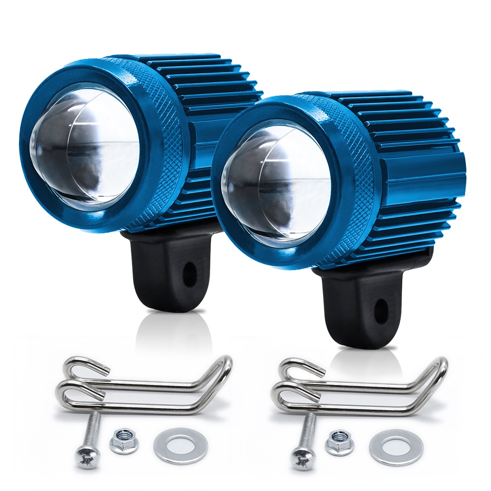 90W*2 Automobile Spotlights Motorcycle Tricolor Multi-mode Burst ...