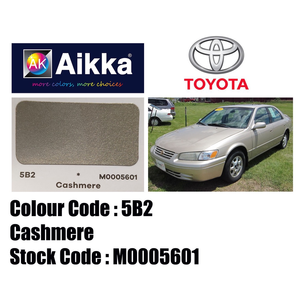 TOYOTA 5B2 CASHMERE Aikka 2K Paint / Cat Bancuh Kereta Original Toyota ...