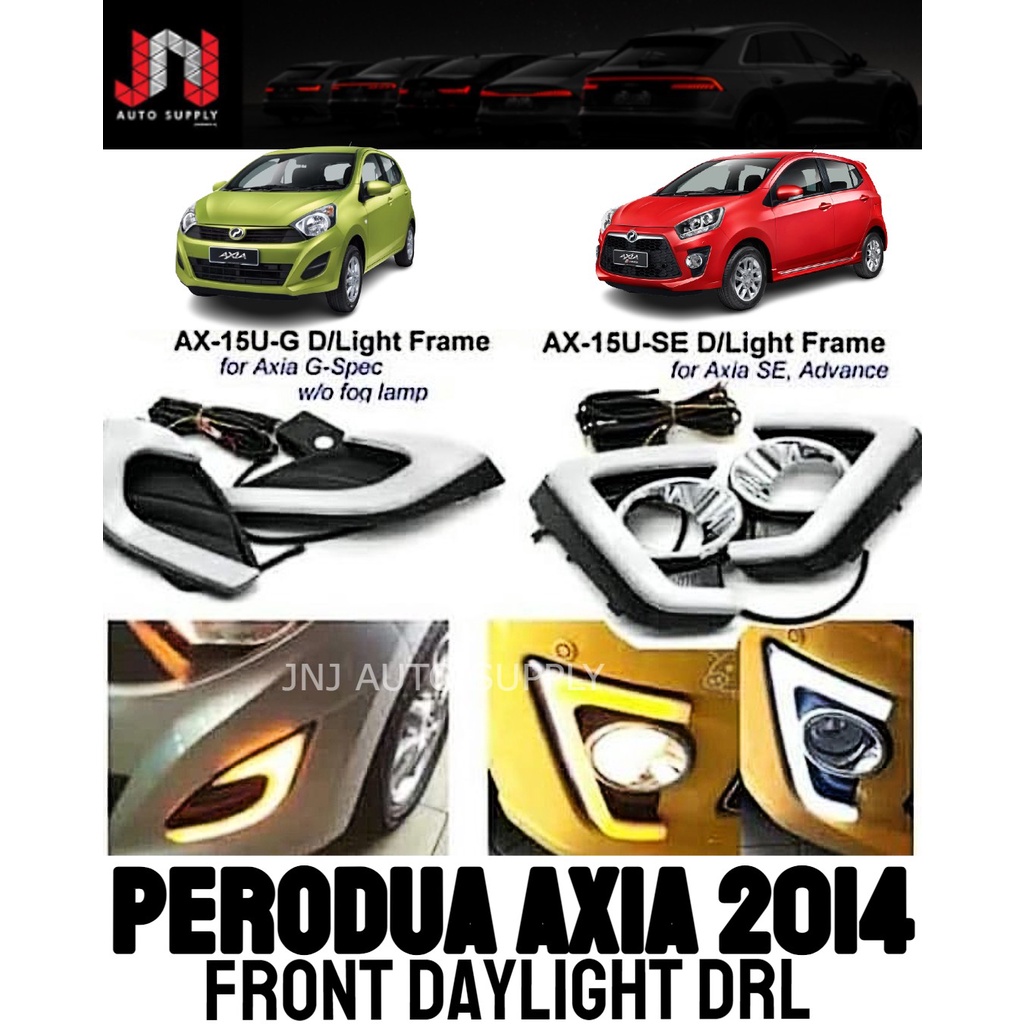 perodua axia se/g spec front daylight daytime running light signal DRL ...