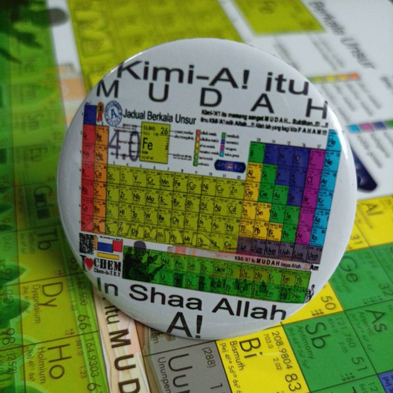 button badge photo stand periodic table chemistry | Shopee Malaysia